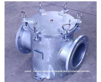 China Carbon Steel Galvanized Seawater Filter Carbon Steel Galvanized Suction Filtecarbon Steel Body, Stainless Steel Filter for sale