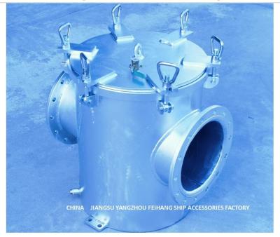 China Main Seawater Filter Main Seawater Filter AS250 CB/T497-94 Carbon Steel Hot Dip Galvanized Body for sale