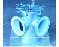 China Seawater Filter For Low Level Subsea GateBody Carbon Steel Galvanized Filter Cylinder Stainless Steel BL350 Cb/T497-2012 for sale
