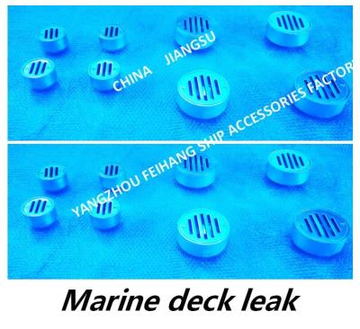 China Marine Floor Drain Carbon Steel Galvanized for Marine Deck Leakage Port CB/T3885-2014 for sale