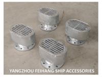 China TBS150 Cb/T3885-2004 Oval Hot Dip Galvanized Deck Leakage Port / Marine Hot Dip Galvanized Oval Deck Leakage Port for sale