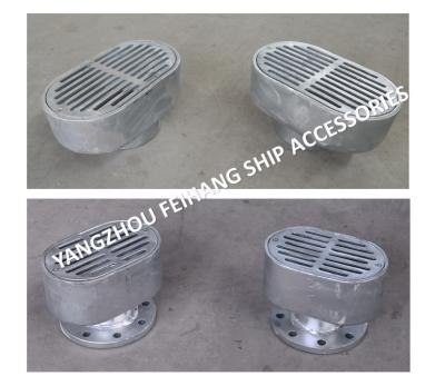 China TBS80 CB/T3885-2004 Deck Leakage Port Oval Deck Leakage Port Carbon Steel Hot Dip Galvanizing for sale