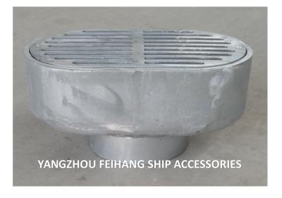 China Marine Floor Drain - Marine Oval Deck Leakage Port - Marine Oval Flange Deck Leakage Port TBS100 CB/T3885-2014 for sale