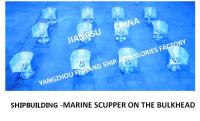 China Carbon Steel Hot Dip Galvanized Marine Wall Mounted Water Leakage Outlet FS80 Cb/T4368-2015 for sale