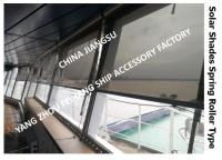 China IMPA150721 Grey Marine Sunshade Roller Blinds - Spring Automatic Positioning Cockpit S for sale