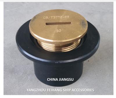 China Marine Sounding pipe head-Sounding head A50 CB/T3778-99-Body cast steel Cap Brass for sale