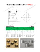 China Sounding Pipe Head Assembly Parameter Selection Table-feihang marine for sale