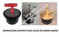 China Nc No.50 Deck Scupper Plug, Gutter Plug-Yangzhou Feihang Ship Accessories Factory for sale