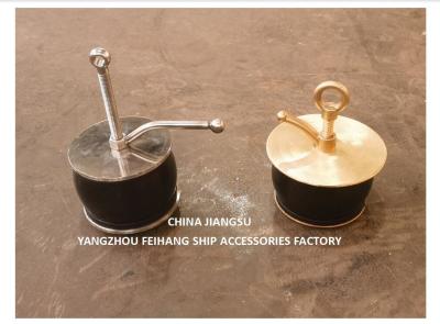 China Ship Deck Scupper Plug Model Nc No.50-100a Dia95-115mm Cover Plate Made Of Copper, Body-Rubber for sale