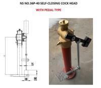 China Brass or Bronze Self Closing Cock Head with Pedal Type for Oil Tank from Yangzhou Feihang for sale