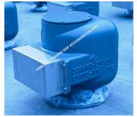China NODULAR CAST IRON MARINE AIR VENT HEAD MODEL 533HFB-150A MEDIUM GRAY FOR BALLAST TANK FLOAT TYPE for sale