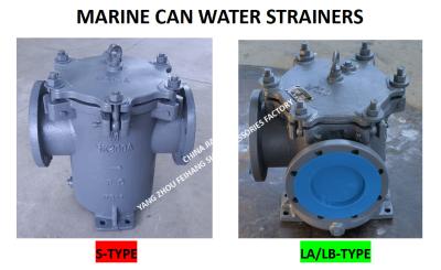 China Marine Can Water Strainer 5K-200A S-TYPE JIS F7121-1996 Flange Cast Iron Can Water Filter 5K-200A LA-TYPE for sale
