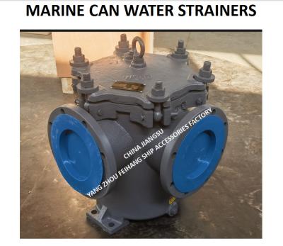 China IMPA872010 Marine Can Water Strainer 5K-200A  S-TYPE JIS F7121-1996 Flange cast iron Can Water Filter 5K-200A LA-TYPE for sale