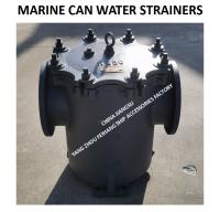 China CAN WATER STRAINERS FOR Sea Chest Model 5k-300a S-Type Jis F7121 Cast Iron Body Stainless Steel Filter for sale