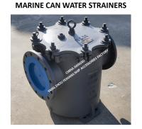 China Marine Can Water Filter Jis 5k-5k-300a S-Type Cast Iron Body With Stainless Steel Filter for sale