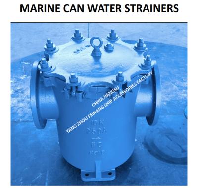 China IMPA 872012-JIS 7121 5K-300A-S-Type Can Water Filter Cast Iron Body With Stainless Steel Filter Cartridge for sale