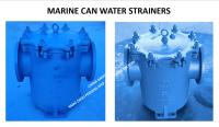 China 5K-300A Can Water Strainer S-Type JIS F7121 Body Cast Iron With Stainless Steel Filter Cartridge for sale