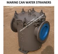 China Marine Jis F7121 Flange Cast Iron Can Water Filter Model 5K-300A S-Type Filter Mesh 4mm for sale