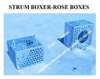 China Filter Box Marine Rose Boxes For Bilge Line FH-250A JIS F7206 Carbon Steel Hot Dip Galvanized for sale
