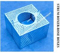 China Galvanized Steel Filter Rose Box For Bilge Line FH-100A JIS F7206 Mesh-10mm for sale