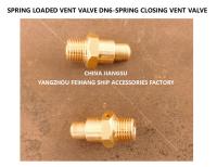 China DN6 Spring Loaded Vent Valve with Threaded Ends Compliant with CB/T3778-1999 Standard for sale