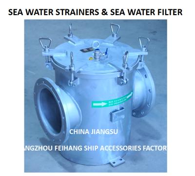 China Seawater filter - Coarse water filter for Auxiliary machinery AS300 CB/T497-2012 Body - Hot dip galvanized Filter cartridge - Stainless steel for sale
