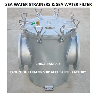 China Simplex Strainers Steel Plate Sea Water Filter AS300 CB/T497 Body - Hot dip galvanized Filter cartridge - Stainless steel for sale