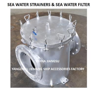 China FH-AS300 CBM1061-81 Simplex Sea Water filter Housing Carbon Steel Galvanized Body, Stainless Steel Filter Cartridge,Mesh-5mm for sale