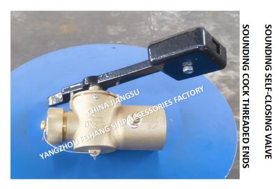 China Sounding Self-Closing Valve For Fuel Tank Model FH-DN40 Cb/T3778-99 Self Closing Cock For Sounding Pipe for sale