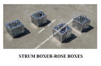 China JIS F7206 SUCTION-ROSE BOX STRAINERS & Strum ROSE BOX STRAINER Carbon steel hot-dip galvanized for sale