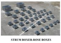 China JIS F7206 SUCTION-ROSE BOX STRAINERS & Strum ROSE BOX STRAINER Carbon steel hot-dip galvanized for sale