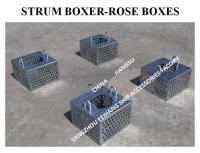 China JIS F7206 SUCTION-ROSE BOX STRAINERS & Strum ROSE BOX STRAINER Carbon steel hot-dip galvanized for sale