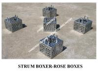 China JIS F7206 SUCTION-ROSE BOX STRAINERS & Strum ROSE BOX STRAINER Carbon steel hot-dip galvanized for sale