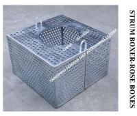 China JIS F7206 SUCTION-ROSE BOX STRAINERS & Strum ROSE BOX STRAINER Carbon steel hot-dip galvanized for sale