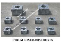 China Marine Strum Box STRAINERS Galvg Rose Box MODEL 5K-125A JIS F7206 for sale