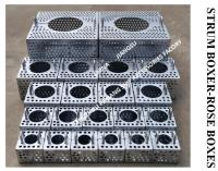 China Marine Strum Box STRAINERS Galvg Rose Box MODEL 5K-125A JIS F7206 for sale