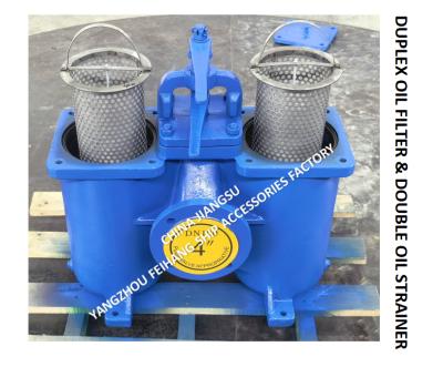 China Marine Duplex Oil Strainers FH16100 CBT425& Double Oil Filter Model-FH-AS100 CBT425，PN1,OD-220mm，PCD-180mm,Bolt-8-18mm for sale