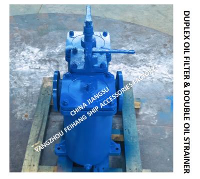 China FH-A100 CBT425 Duplex Oil Strainers & Double Oil Filter OD-190mm，PCD-158mm,Bolt-8-15mm for sale