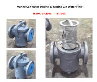 China JIS F7121 Can Water Strainer  FH-5K-80A  & Can Water Filter FH-10K-80A Cast iron body, stainless steel filter element for sale