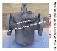 China JIS F7121 Can Water Strainer  FH-5K-80A  & Can Water Filter FH-10K-80A Cast iron body, stainless steel filter element for sale