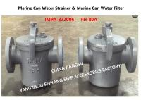 China JIS F7121 Can Water Strainer  FH-5K-80A  & Can Water Filter FH-10K-80A Cast iron body, stainless steel filter element for sale