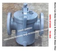 China JIS F7121 Can Water Strainer  FH-5K-80A  & Can Water Filter FH-10K-80A Cast iron body, stainless steel filter element for sale