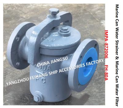 China IMPA872006 Can Water Strainer FH-10K-80A  JIS F7121 & Can Water Filter FH-10K-80A Describe：FACE TO FACE-270MM,FLANG OD-185MM,PCD-150MM,BOLT-8*19MM for sale