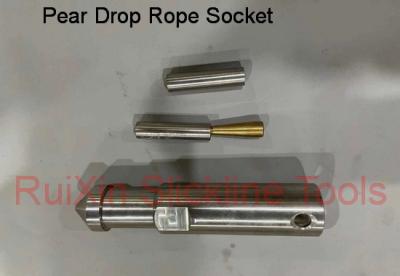 China 1.75 inch Pear Drop Rope Socket Wireline Tool String for sale