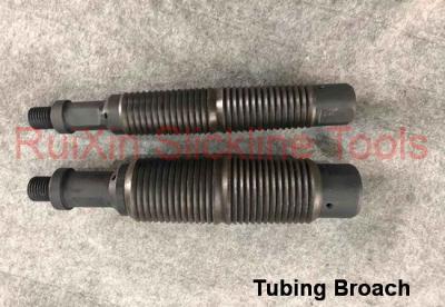 China Alloy Steel Tubing Broach Gauge Cutter Wireline For Remove Scale for sale