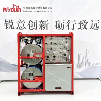 China Slickline PCE Hydraulic Control Grease Injection Pump System 5000PSI ～15000PSI  API Wireline Equipment for sale