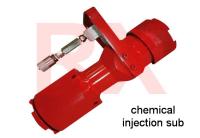 China API Alloy Steel Wireline Chemical Injection Sub 5k Cable Liquid Chamber for sale