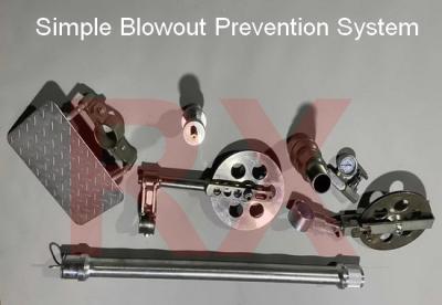 China 35MPa Simple steel wire Simple Blowout Prevention System 35CrMo for sale