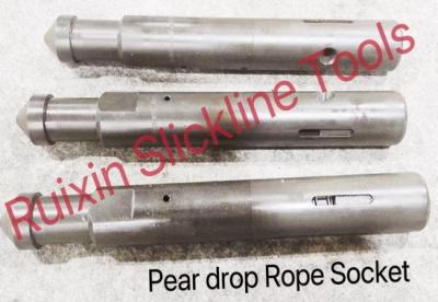 China Pear Drop Slickline Rope Socket Wireline Tool String 1.5 Inch for sale