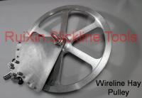 China Cast Aluminum Wellhead Wireline Hay Pulley For Well Intervention for sale